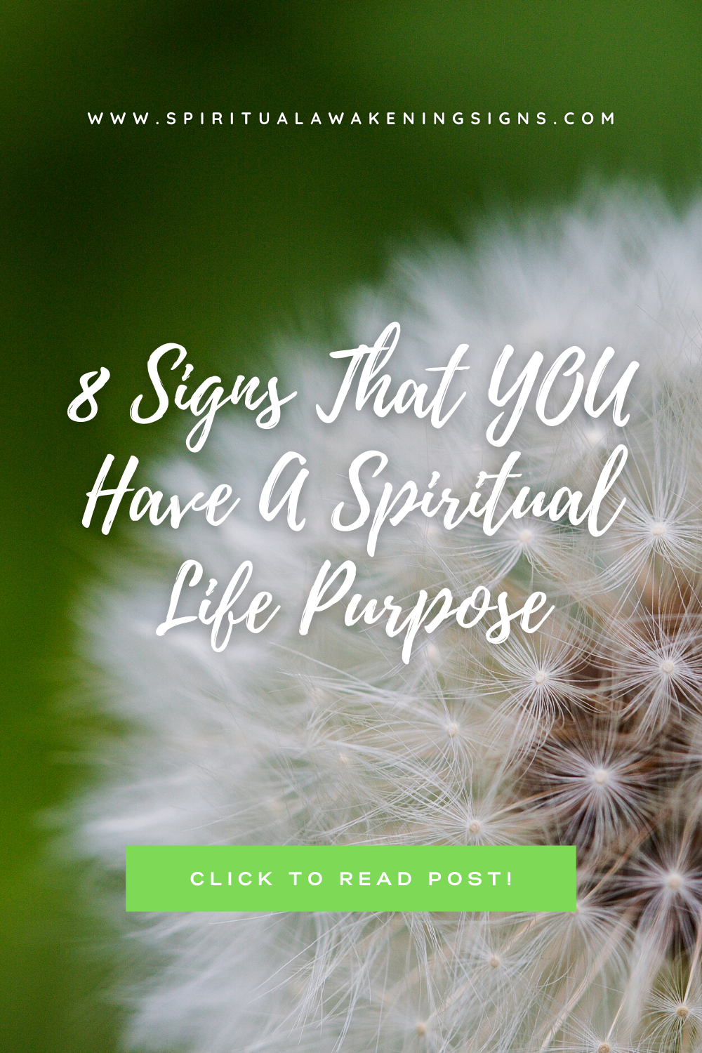 8 Signs You Were Born for a Spiritual Life Purpose Journey